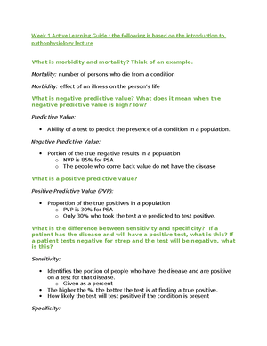 1 - McCance Practice Questions - NURSINGTB Chapter 1: Cellular Biology MULTIPLE CHOICE 1. Which ...
