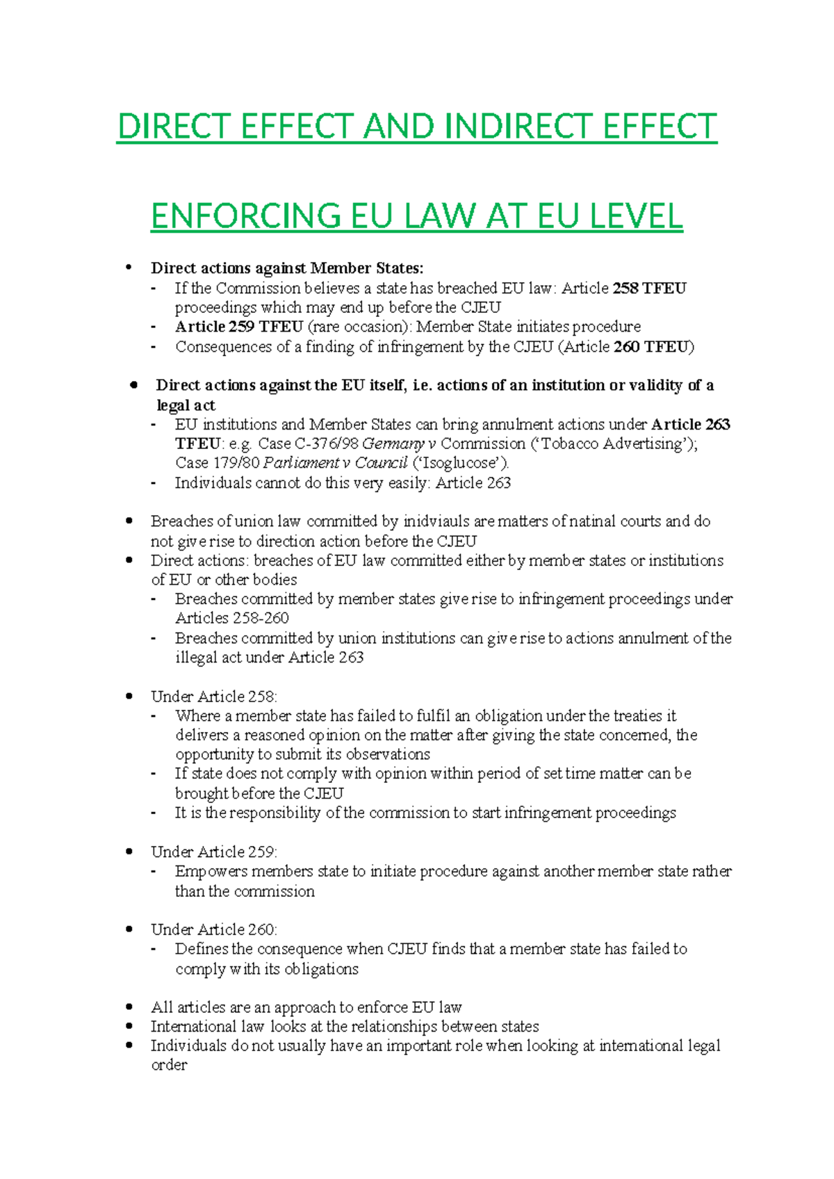(4) Direct effect and Indirect Effect - DIRECT EFFECT AND INDIRECT ...