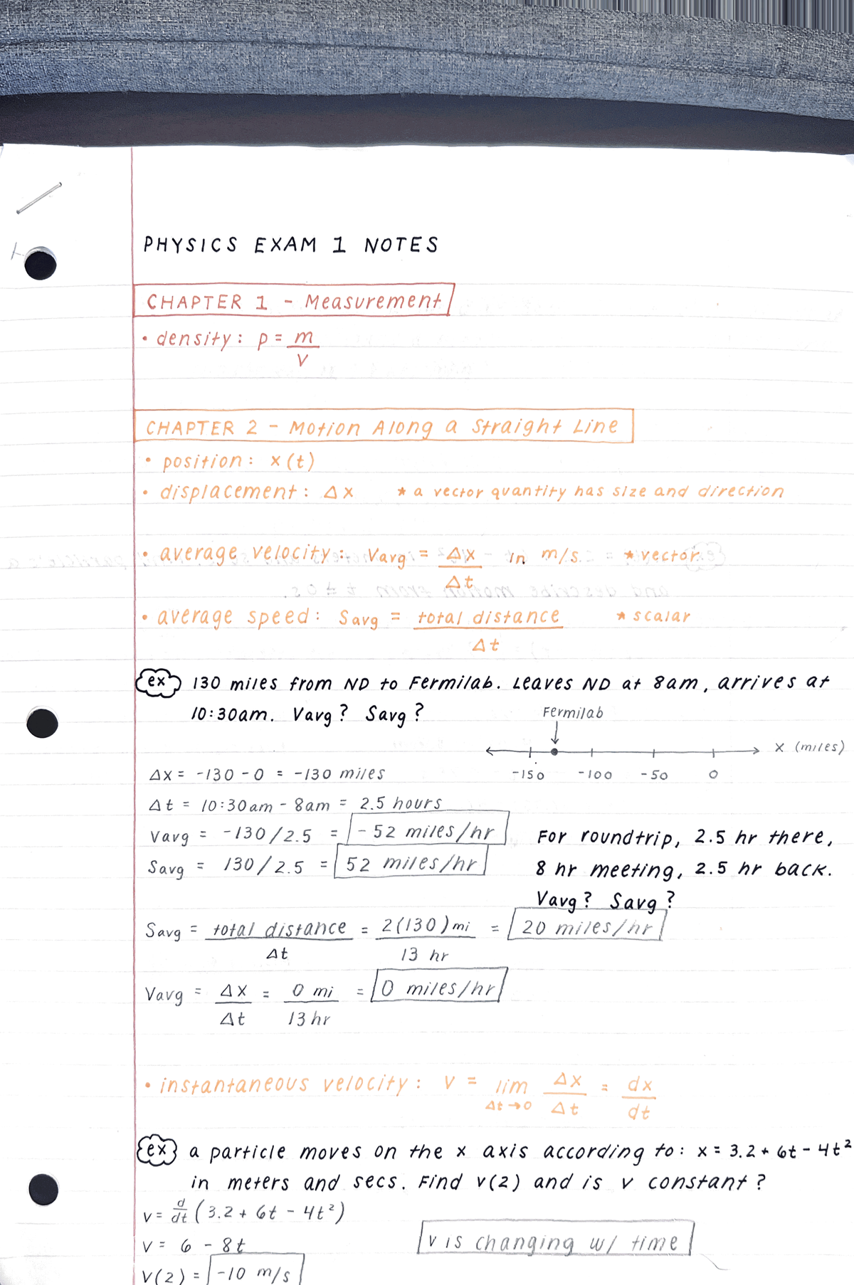Physics I Exam 1 Notes - Course taught by Professor Mitchell Wayne ...