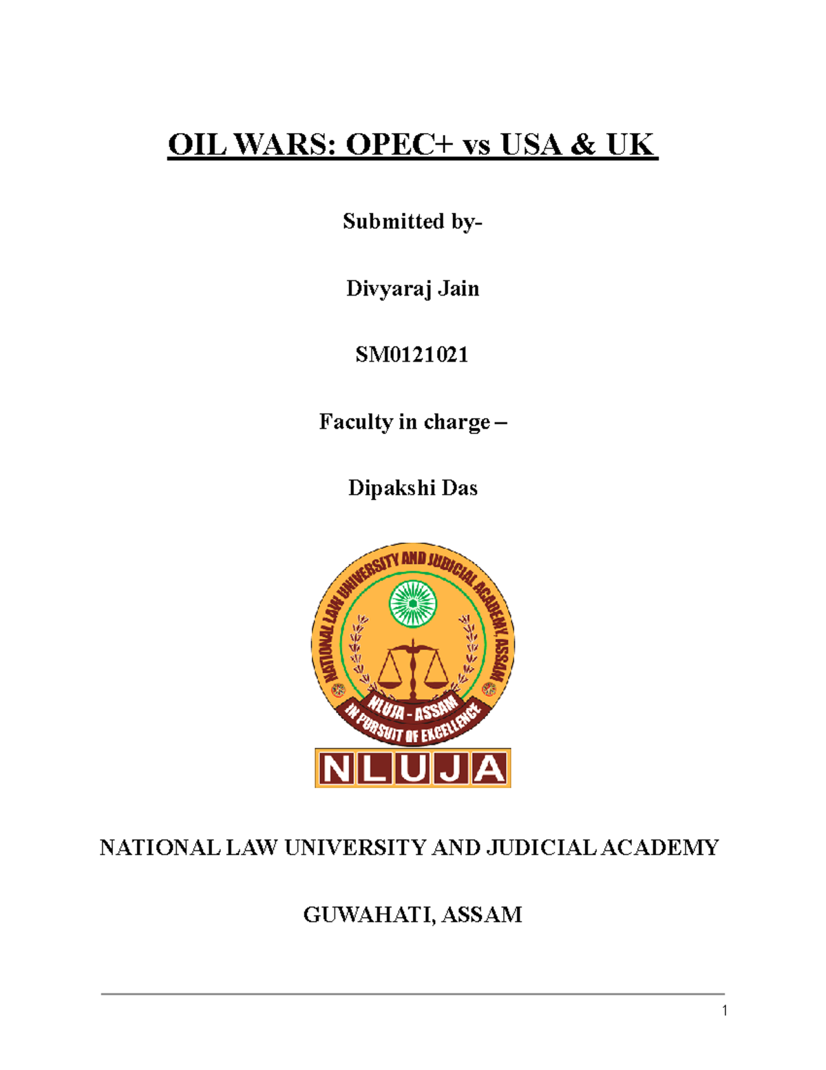 Eco Project III - ...,[lkpkpkpl[lpk - OIL WARS: OPEC+ vs USA & UK ...