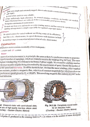 Module 1 (1) compressed - KQB Ktu Qbank - Synchronous and induction machines - Studocu