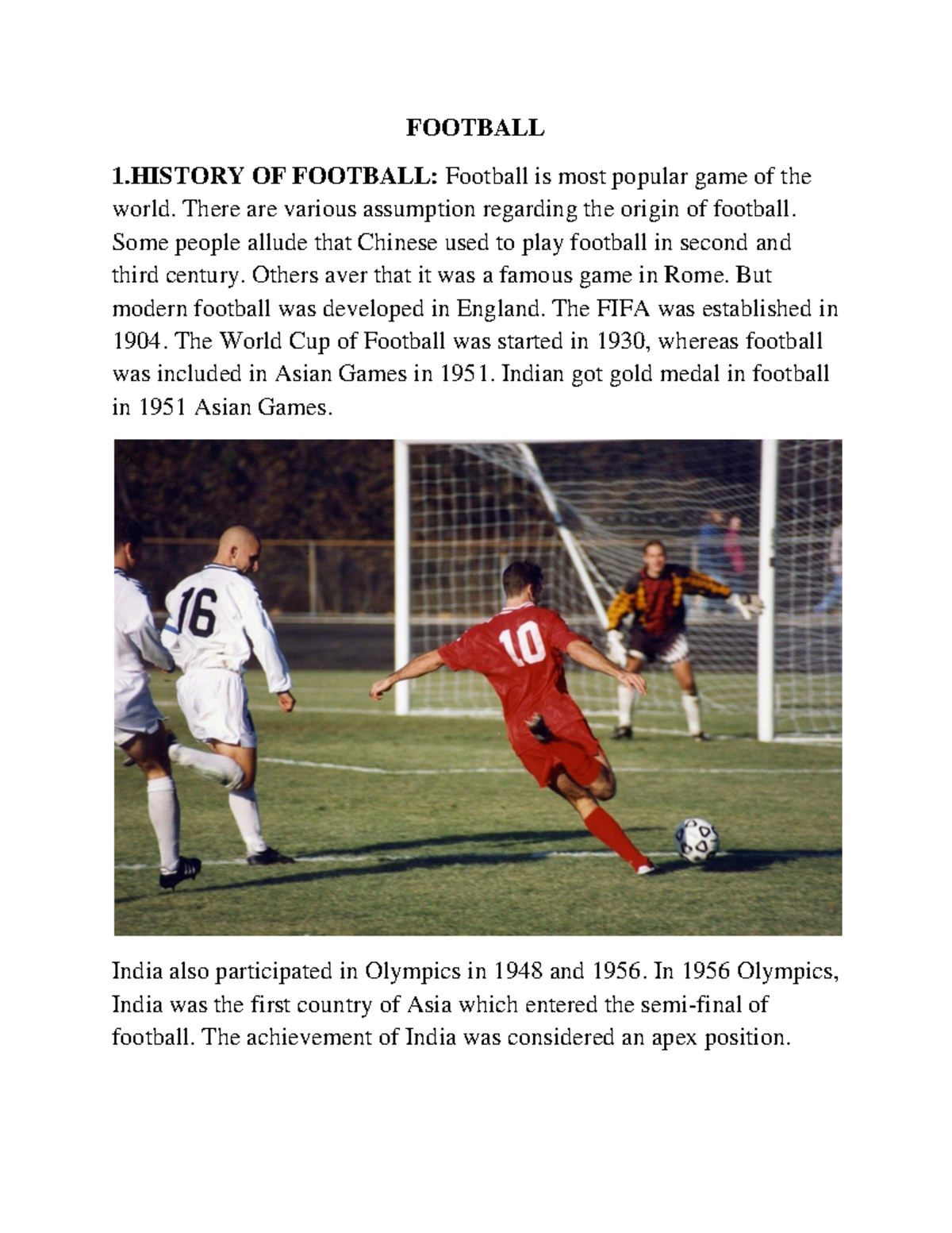 Football-converted - history about football - FOOTBALL 1 OF FOOTBALL ...