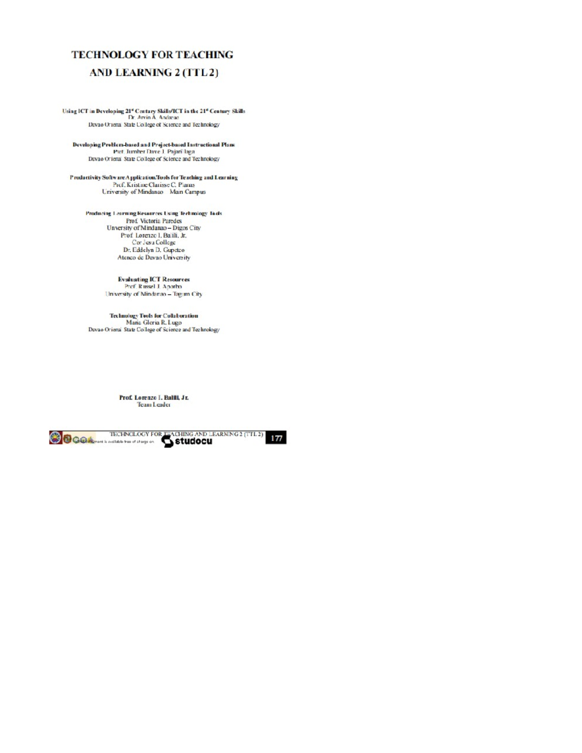 Redesign TTL2 Lecture Guide saveas - Module 1: Using ICT in Developing 21st Century Skills/ICT ...