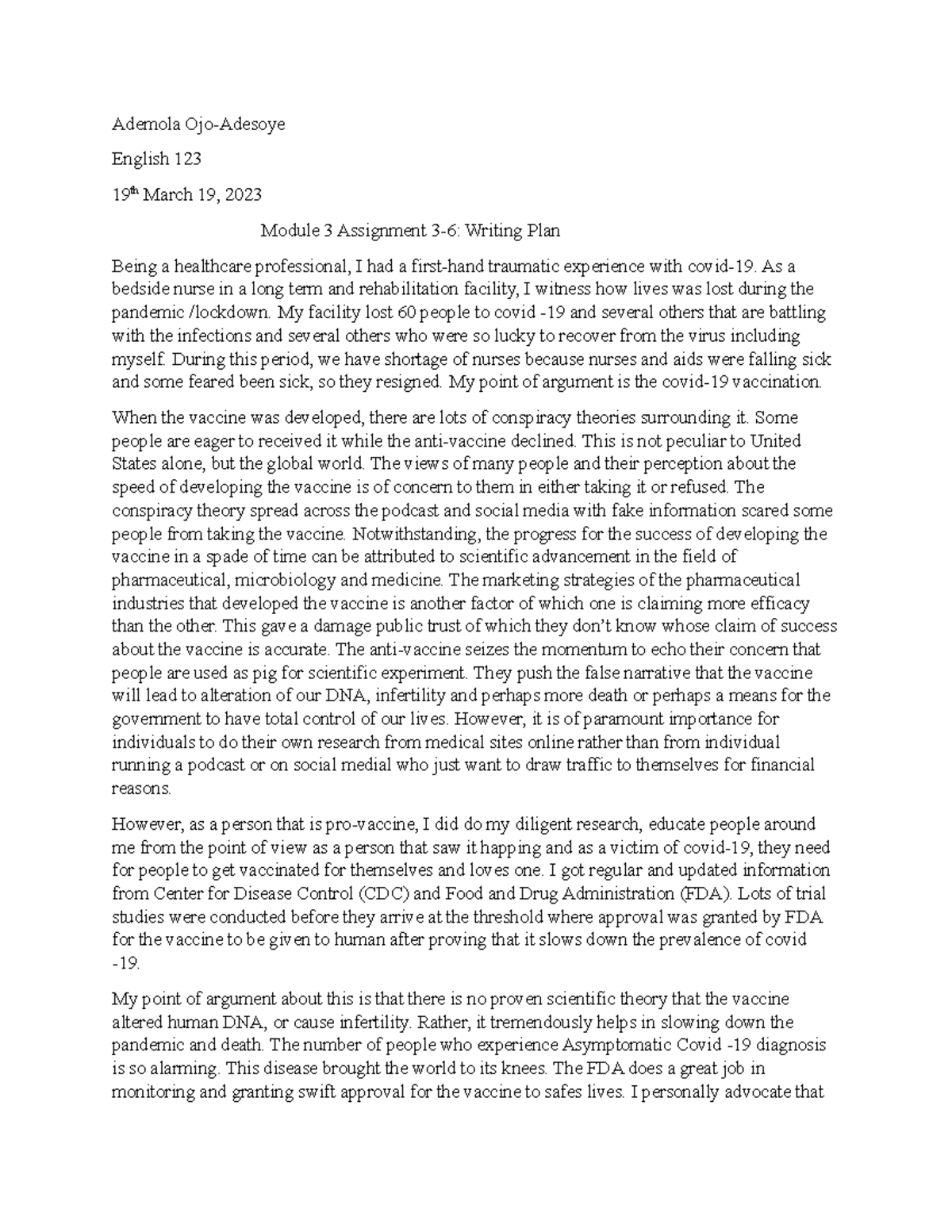 3-6 Assignment - As a bedside nurse in a long term and rehabilitation ...