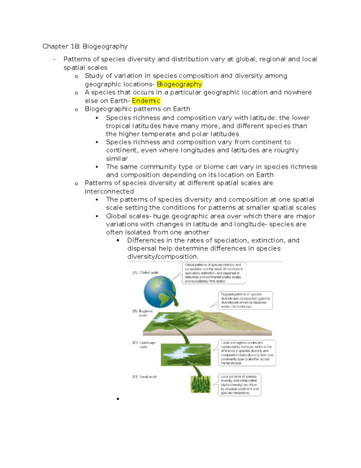 Chapter 18 - The notes include lecture and textbook notes on ...