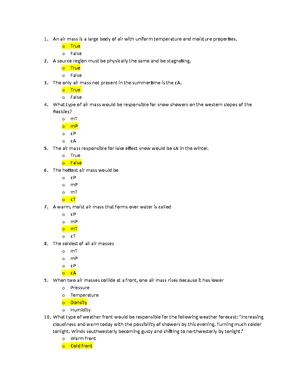 Ch 1-3 Notes - Professor Nancy Dignon Book: Essentials of Meteorology ...
