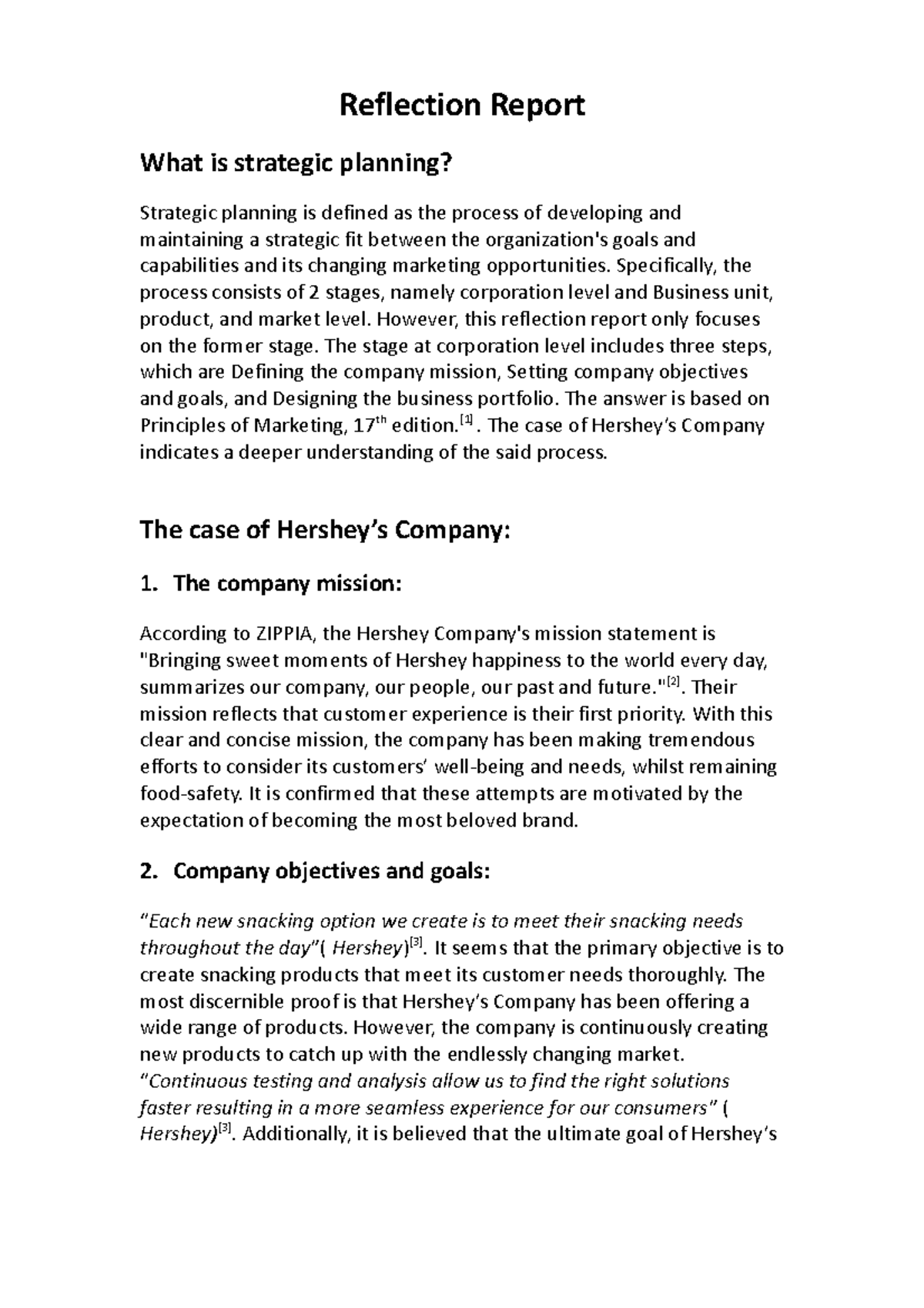 Reflection Report 1 - Update the grade latter - Reflection Report What ...