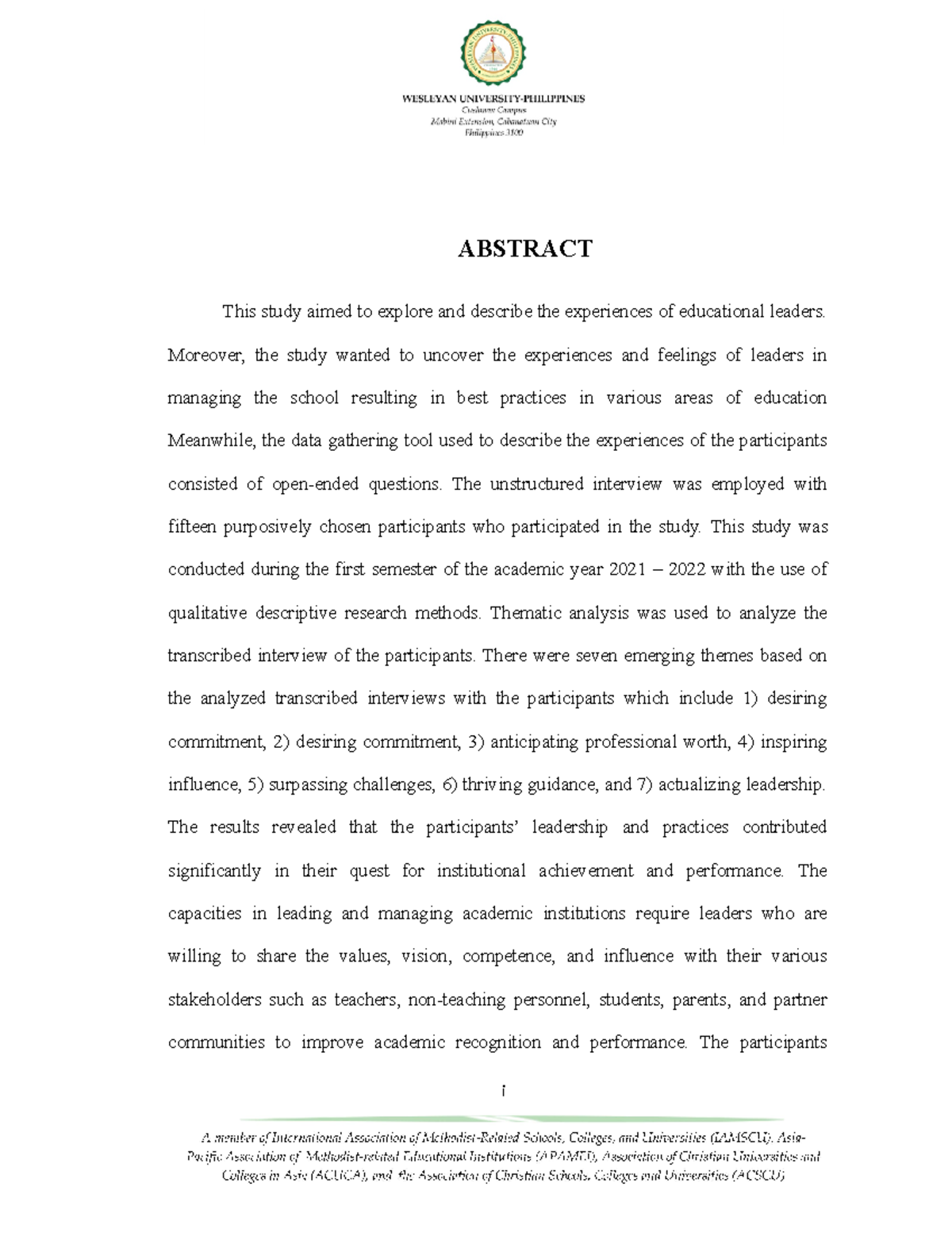 Final- Manuscript-2023 - ABSTRACT This study aimed to explore and ...