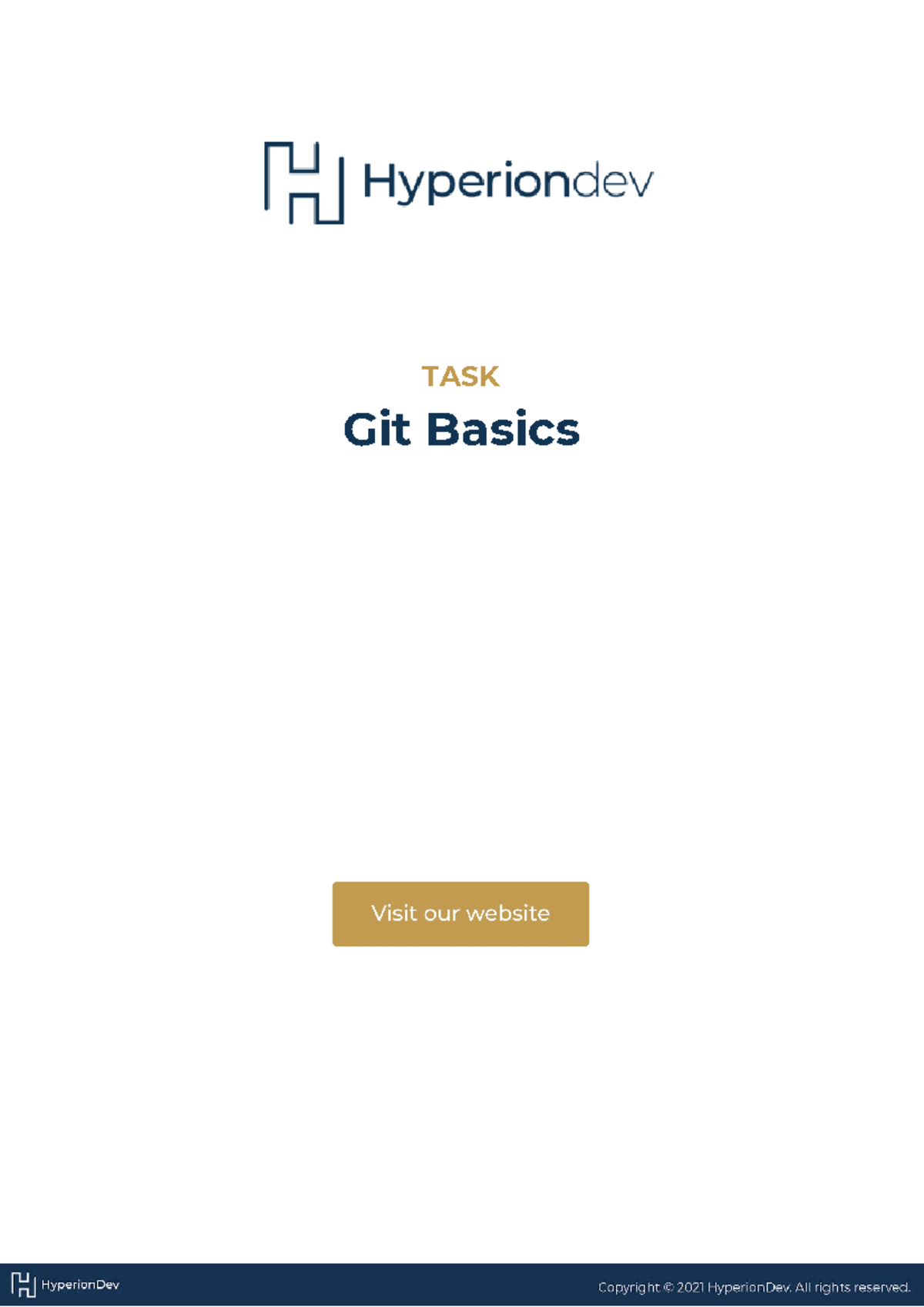 SE L2T09 Git Basics - TASK Git Basics Introduction WELCOME TO THE GIT ...