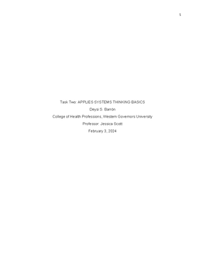 D372 - Task 1 case study - A Events: Wilde's Bramble experienced an ...