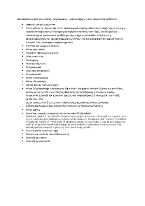 13.10 Biomedyczne Postawy Zachowania wykład - Literatura Bogdan ...