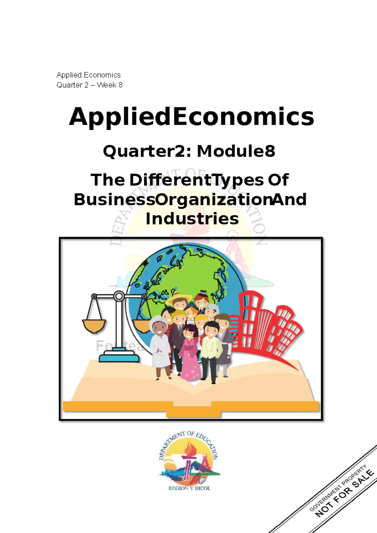 Applied Economics module 8 - Applied Economics Quarter 2 – Week 8 ...