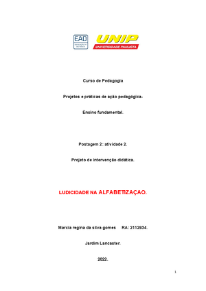 Orientação E Práticas DE Projetos DE Ensino Fundamental q 1 ...