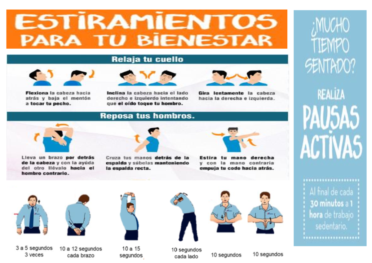 Ficha - Pausas Activas - Taller de Procedimientos Básicos en Salud ...