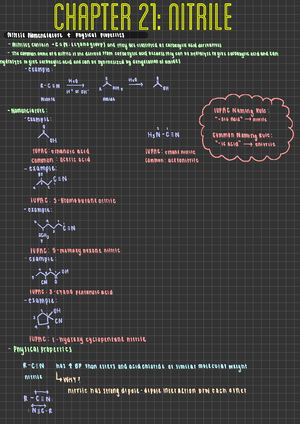 Chapter 10 - Alcohols - helpful notes - CH 237 - Studocu