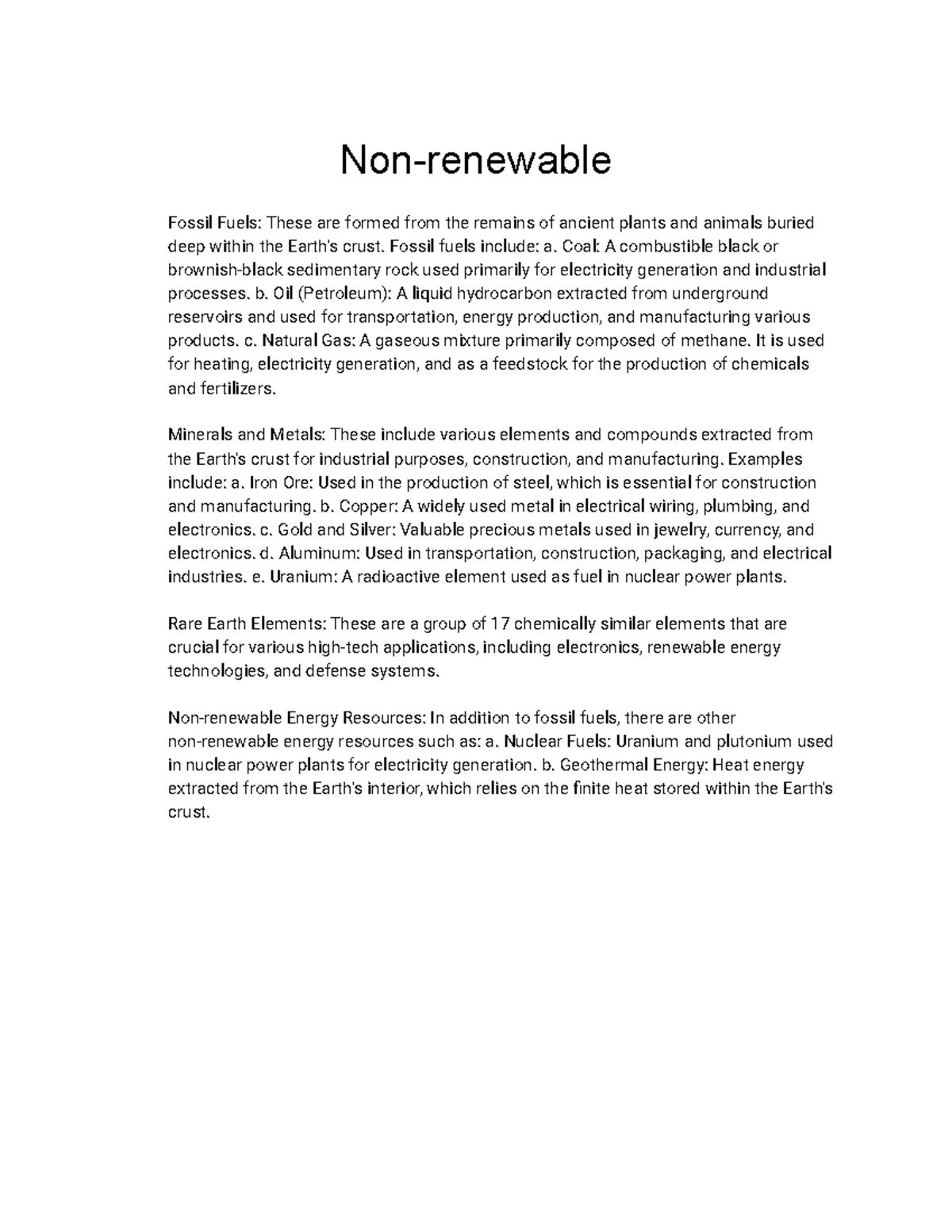 Untitled document - 4. Non- renewable resources environmental science ...
