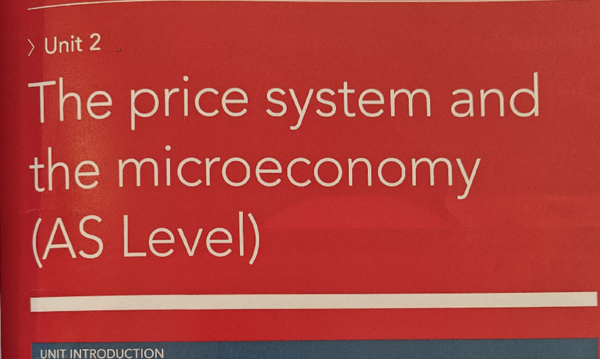 Adobe Scan 18 Mar 2024 - Textbook - ) Unit 2 The price system and ...