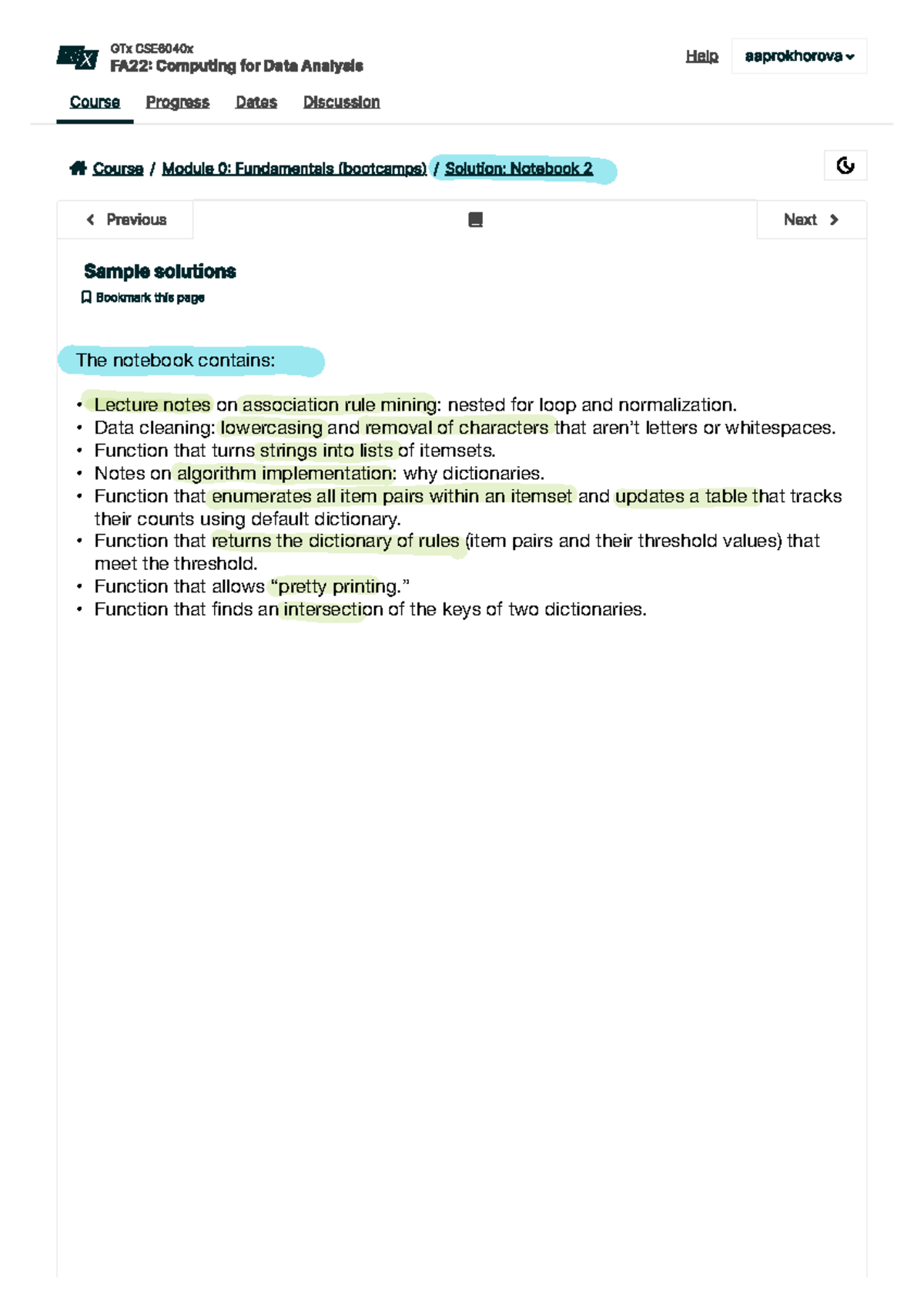 Nb2 Lecture Notes On Association Rule Mining Nested For Loop And 6062