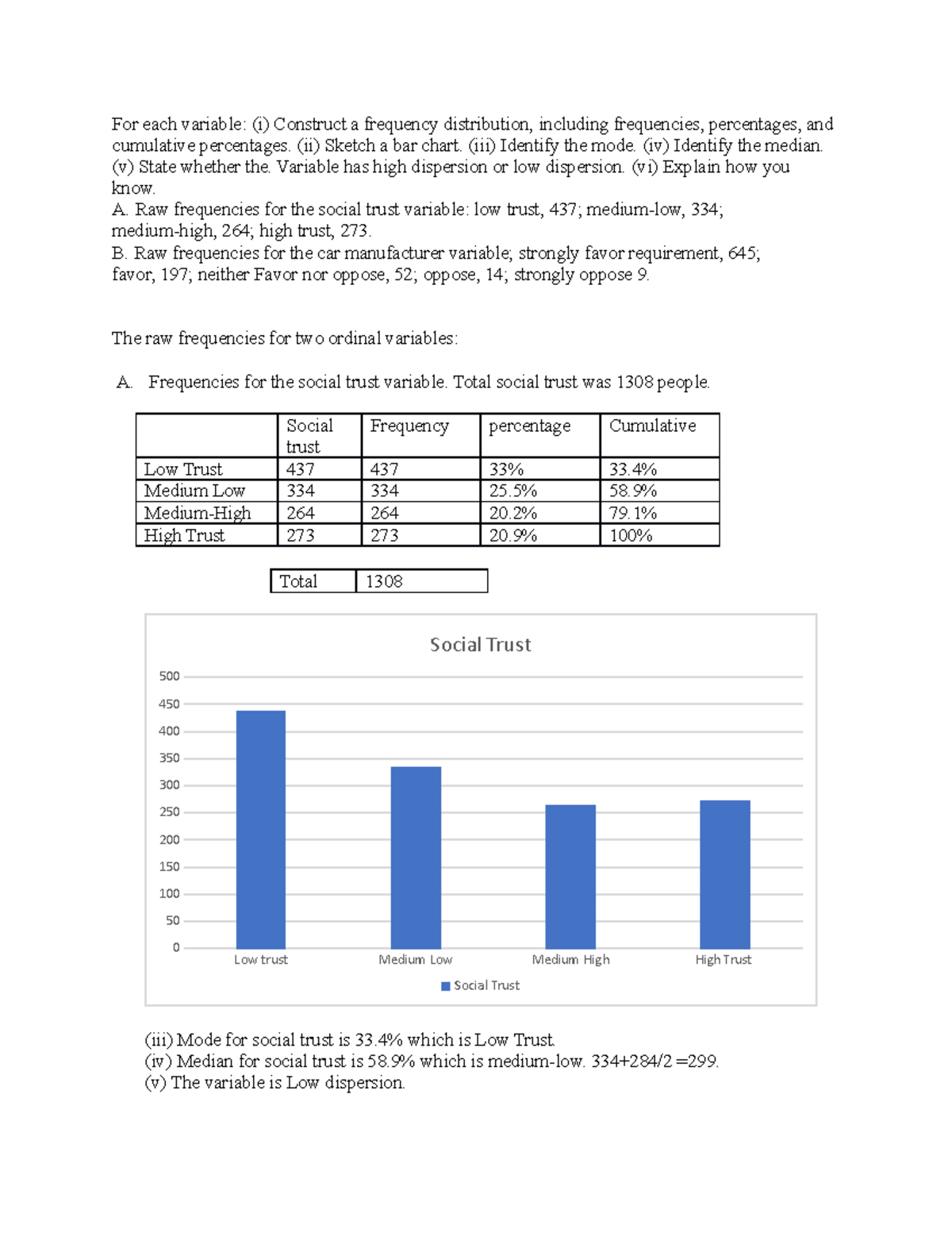 Page 45 Exercise 2, 1-2 Exercise: Identify Dispersion in a Variable ...