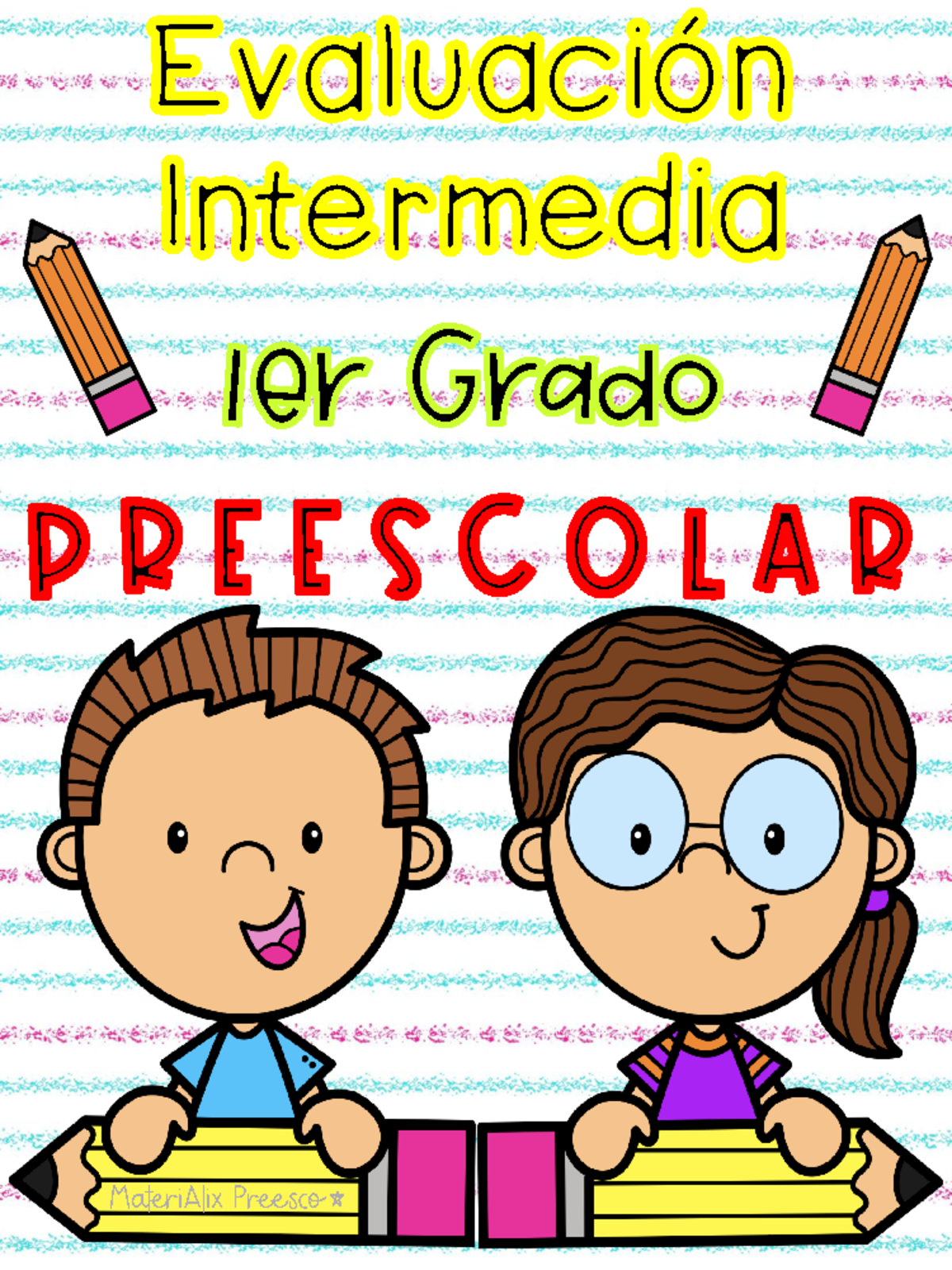 Evaluacion Intermedia 1RO Preescolar - valuación Intermedia ler Grado ...