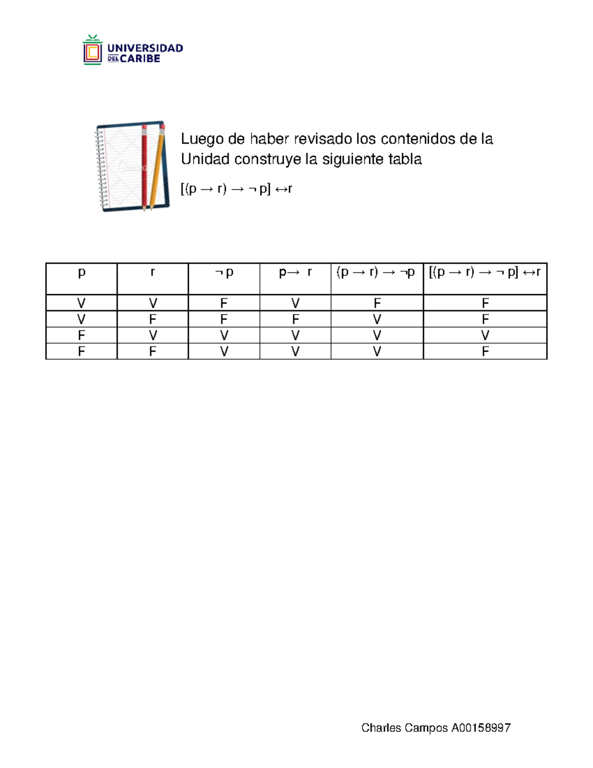 Campos,+Charles+-+Tabla+De+Verdad charles - Matemática l - Charles ...