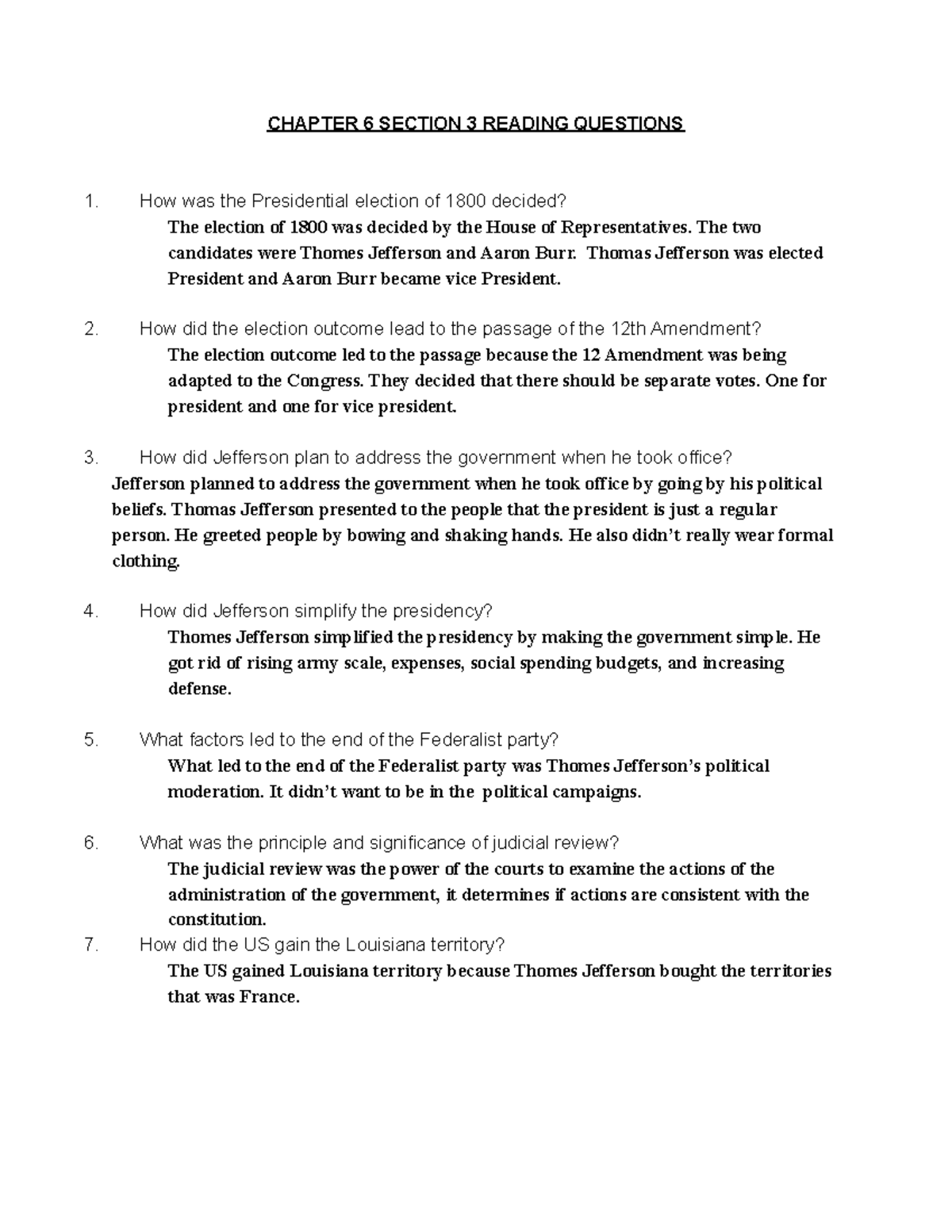 Copy of Emma Diaz - Chapter 6 Section 3 Reading Questions - CHAPTER 6 SECTION 3 READING ...