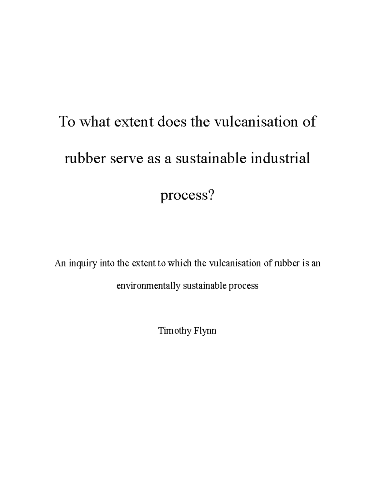 Chemistry Depth Study Paper - Google Docs - To what extent does the ...