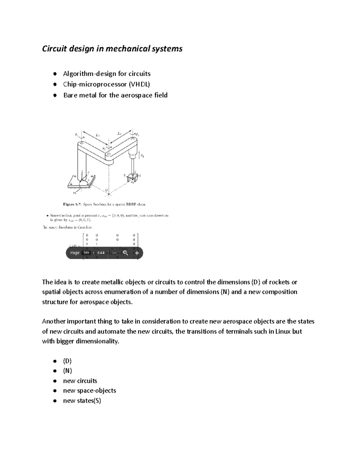 Circuit design on Mechanical systems - Circuit design in mechanical ...