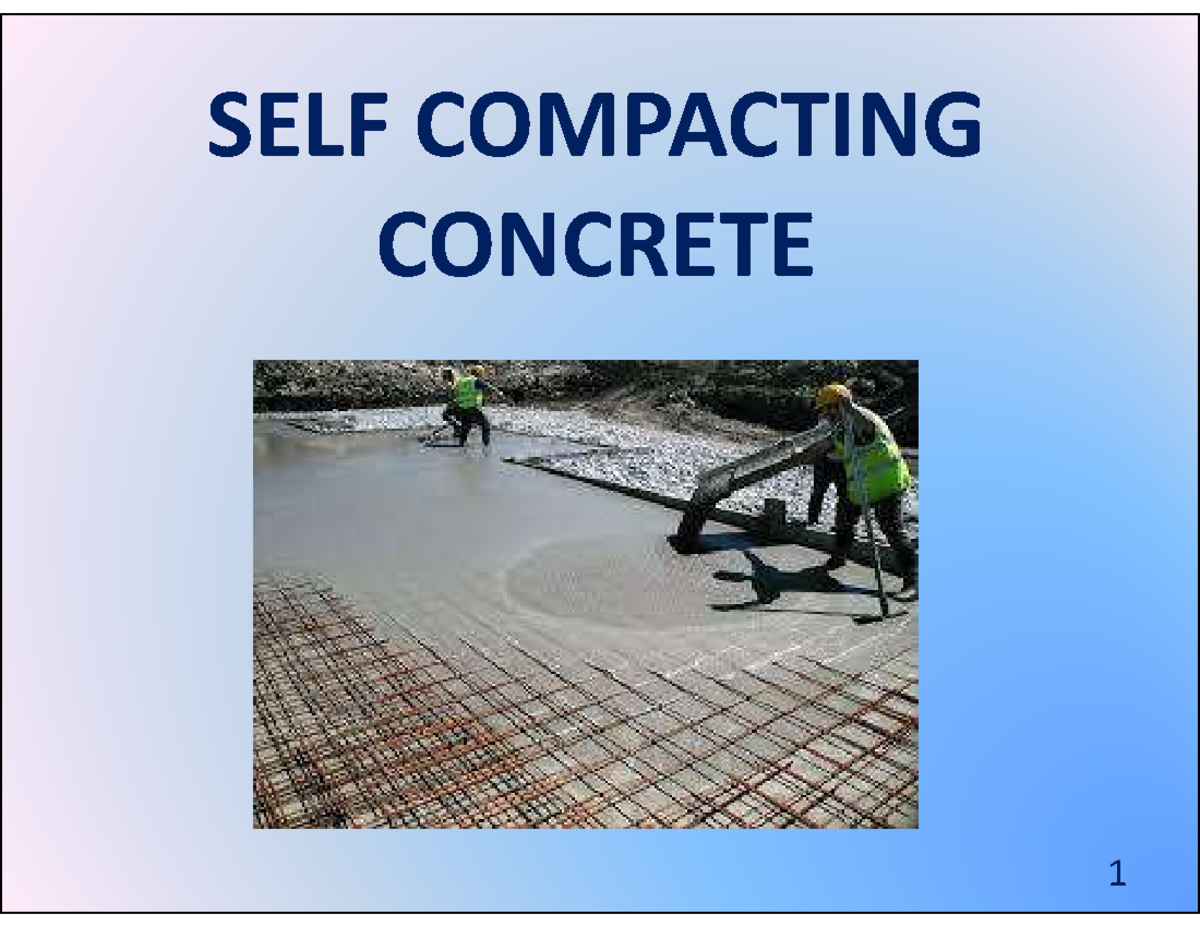 Self-Compacting-Concrete - SELF COMPACTING CONCRETE Contents ...