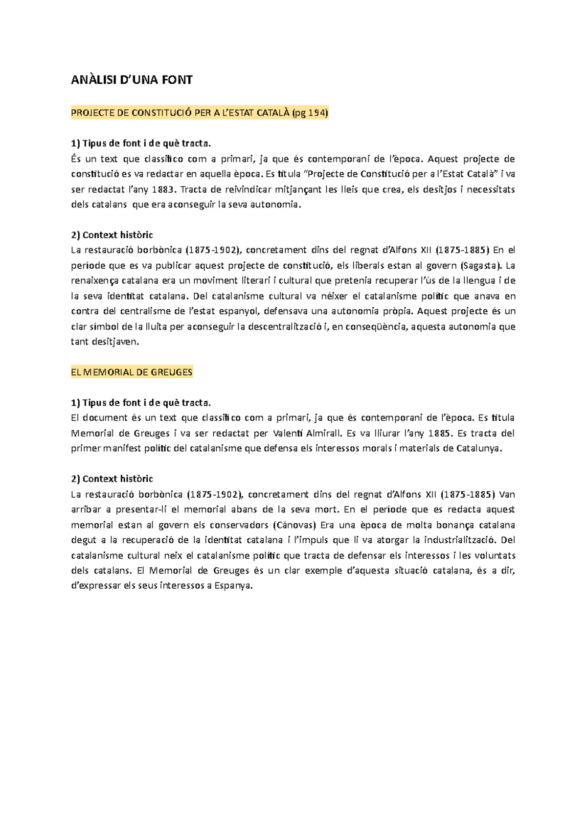 Anàlisi D’UNA FONT - analisis duna font - ANÀLISI D’UNA FONT PROJECTE ...