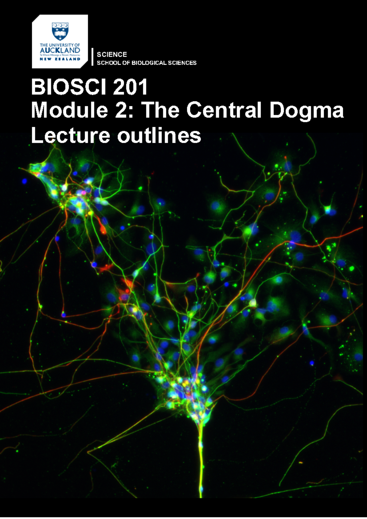 Central Dogma Lecture Outlines - BIOSCI 201 Module 2: The Central Dogma ...