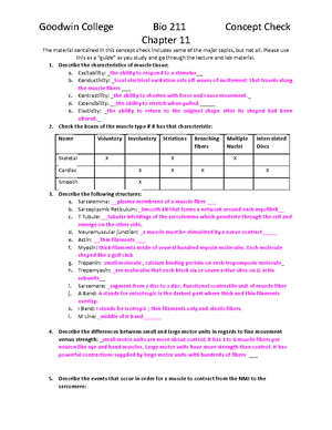 Chapter 9 - Concept check - Concept Check Goodwin College Bio 211 ...