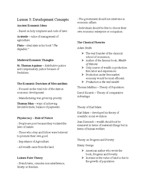 Lesson 1 - Basic Economic Principles - THE NATURE AND IMPORTANCE OF ...