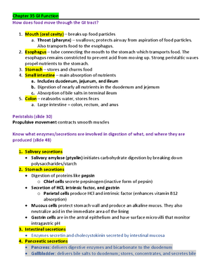 Patho 2 Notes - class activity - Patho 2 Notes Ch. 35: Gastrointestinal ...