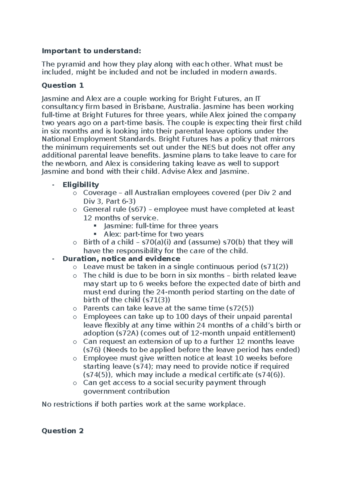 Week 4 Tutorial - Important to understand: The pyramid and how they ...
