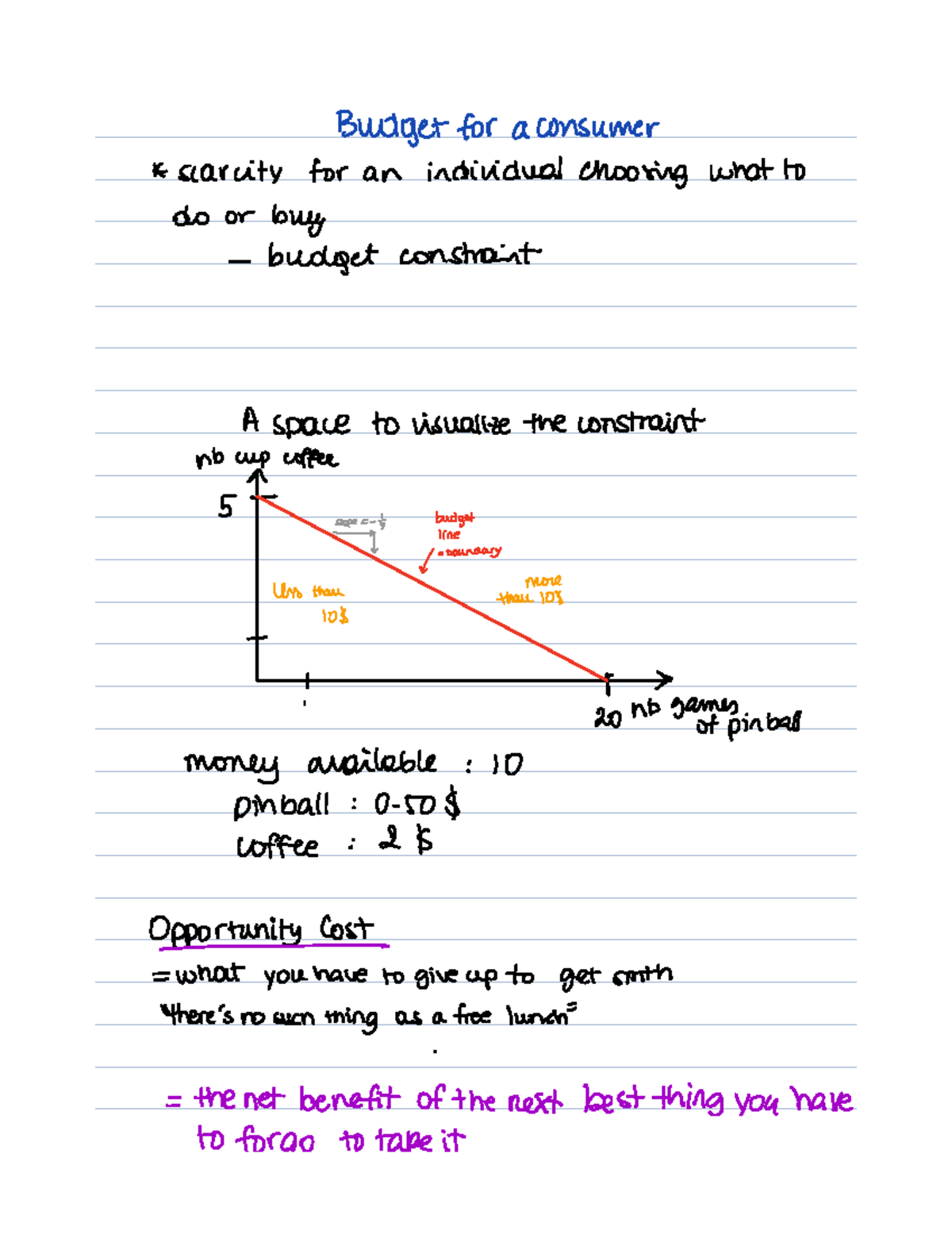 LEC 3 Budget for a consumer - Budget for a consumer scarcity for an ...