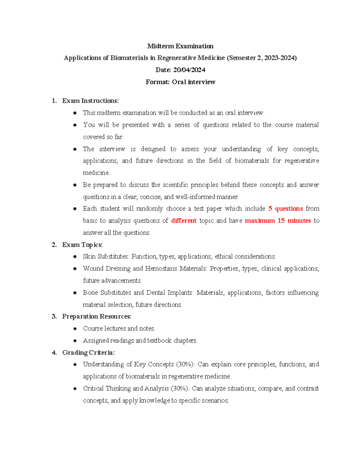 Midterm Preparation - Scripts for Writing Exam - Midterm Examination ...