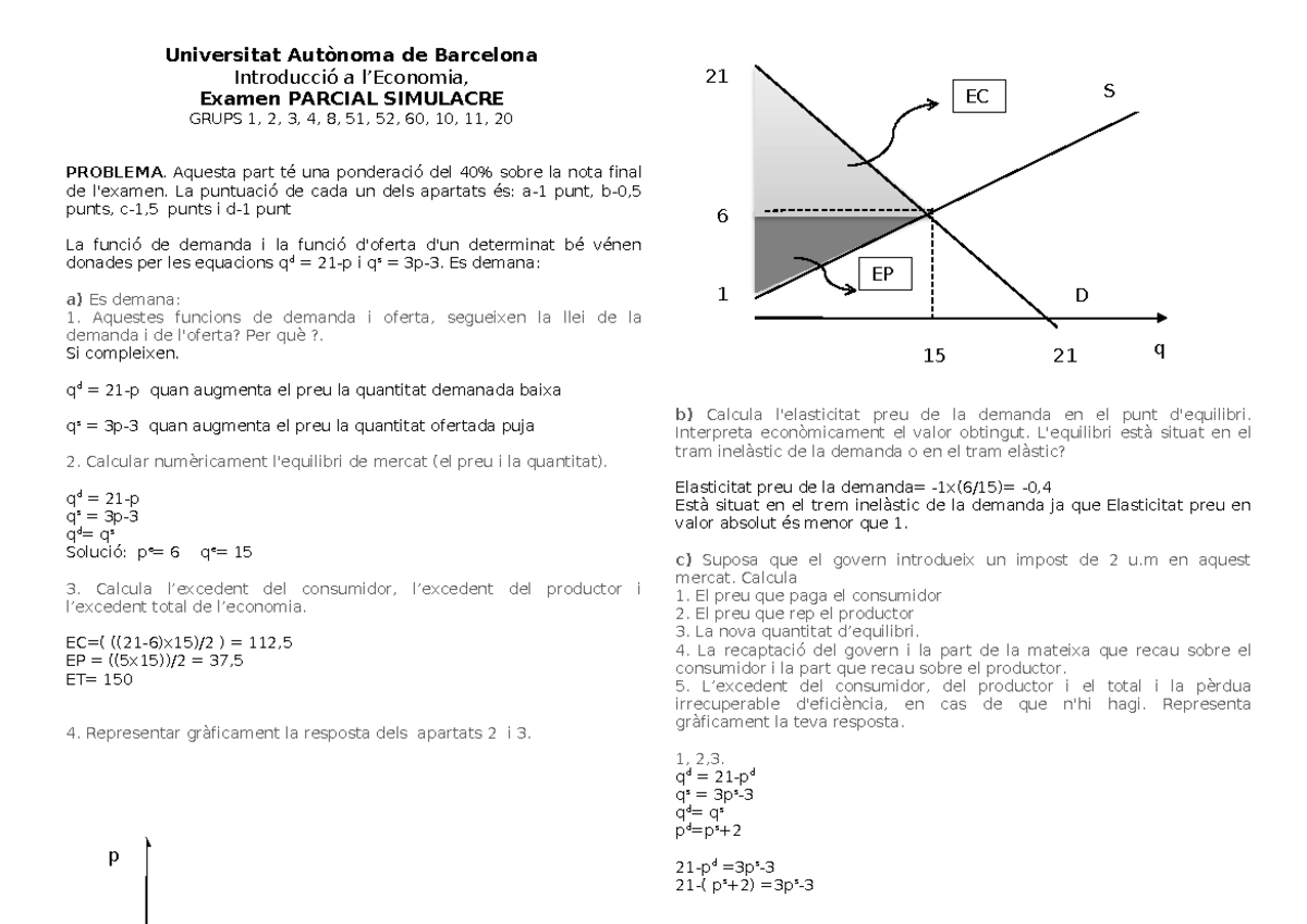 Examen parcial simulacre solucio problema - Universitat Autònoma de ...