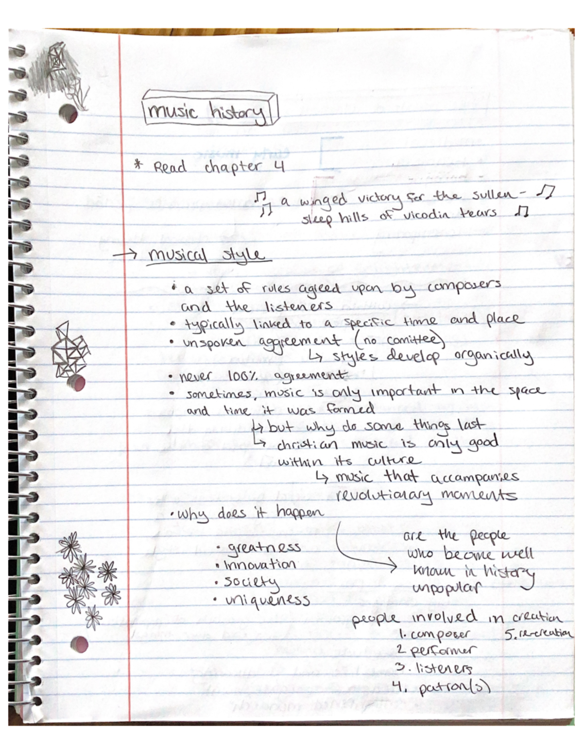 Music history notes 1 - Music Mistoc Road chaptec L n4bingec vcury Ser ...