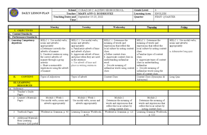 Reading and Writing Q2 M2 - Reading and Writing Reading and Writing ...