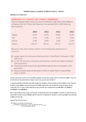 Econ 144 Unit 9 Notes - The Labour Market - 9 WAGE-SETTING CURVE, PRICE ...