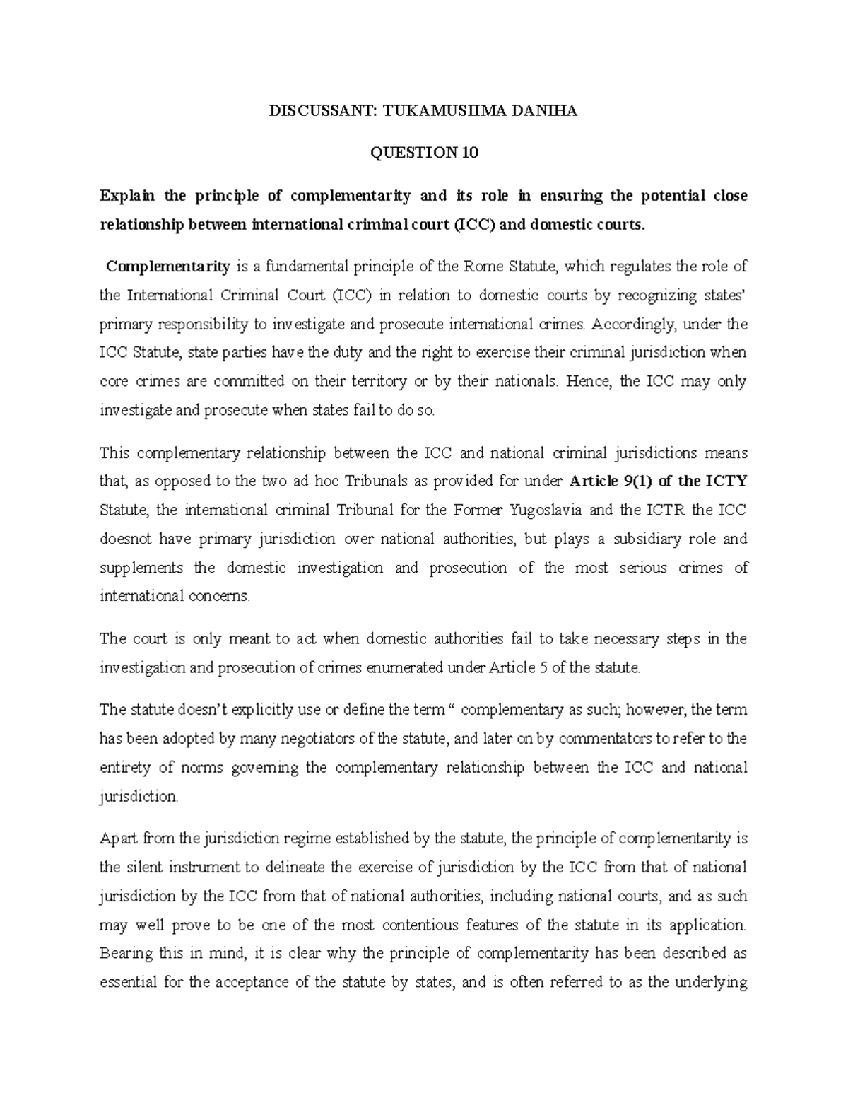 Principle of complementarity - Complementarity is a fundamental ...