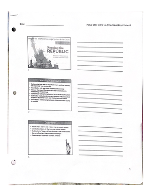 Chapter 1 - powerpoint notes - POLS 150 - Studocu
