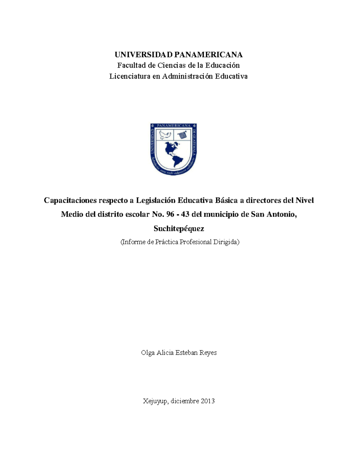 PPD-EDU-227 - UNIVERSIDAD PANAMERICANA Facultad de Ciencias de la ...