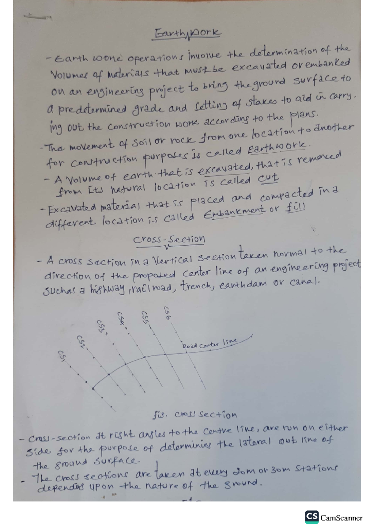 Chapter 5 Earth Work - 6fy - survey - Studocu