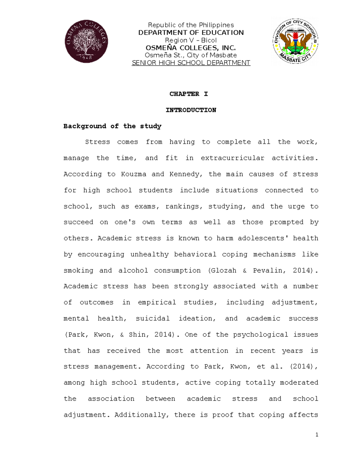 Final manuscript 1-5 - for educational purpose only - OSMEÑA COLLEGES ...