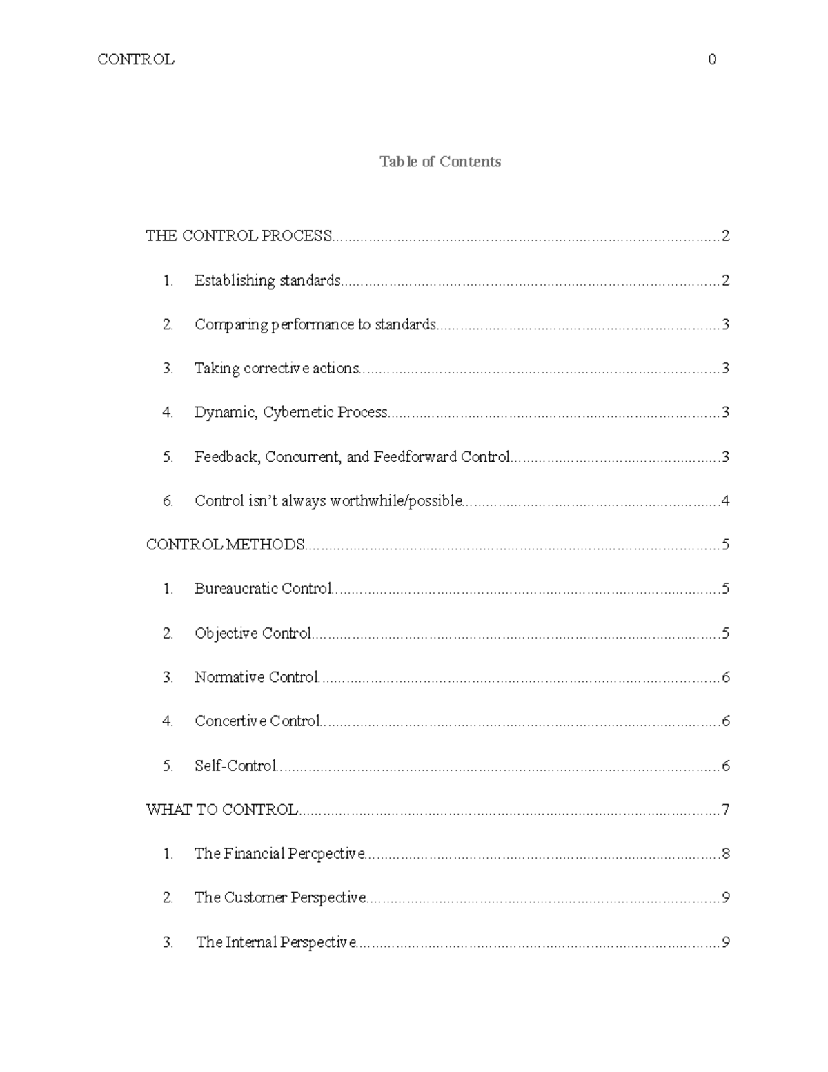 Chapter - 15, summary from Book-Principles of Management - Table of ...