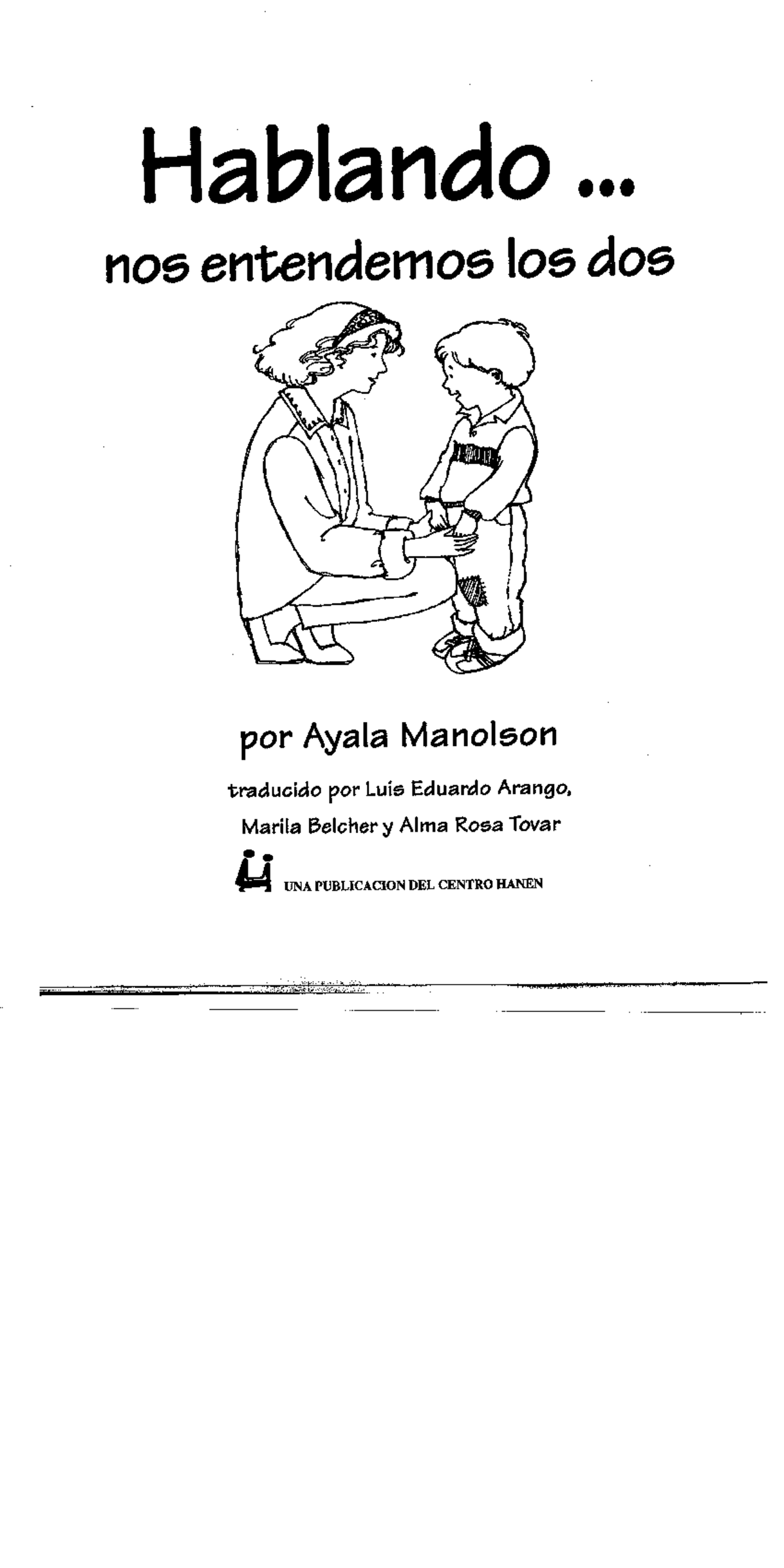 Hablando nos entendemos los dos - Discapacidad Y Rehabilitación ...