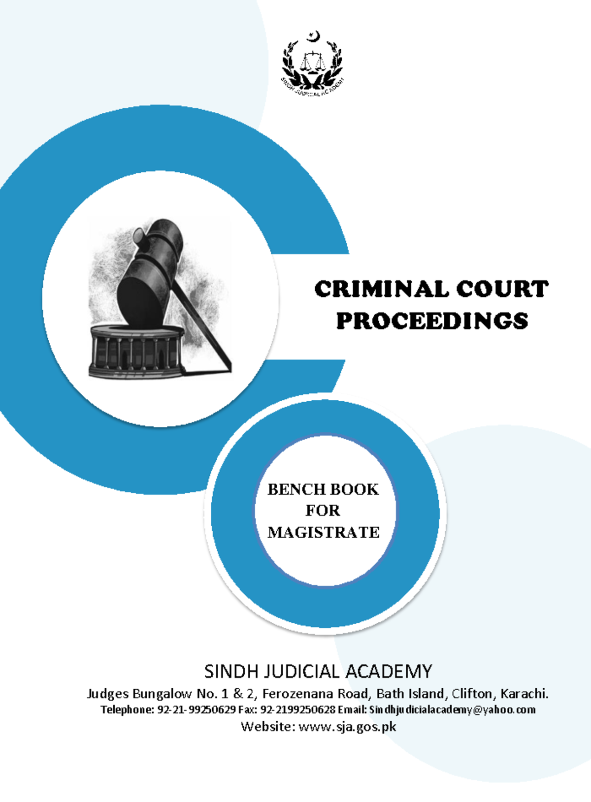 Bench BOOK April 09 tittle - CRIMINAL COURT PROCEEDINGS BENCH BOOK FOR ...