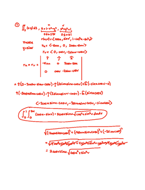Reading Quiz 12.5-12.6 - Multivariable Calculus, Math 251- Reading Quiz #4: Sections 12 - 12 ...